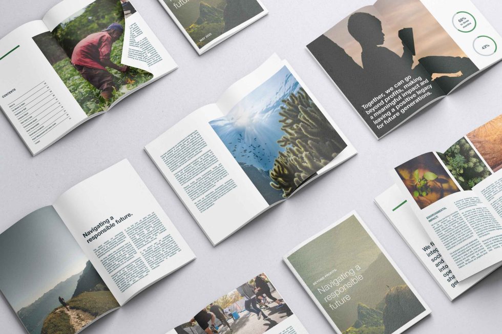 Sustainability Report Design Agency | Wond Design